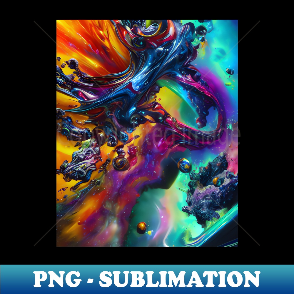 liquid paint swirls - Special Edition Sublimation PNG File - | Inspire Uplift