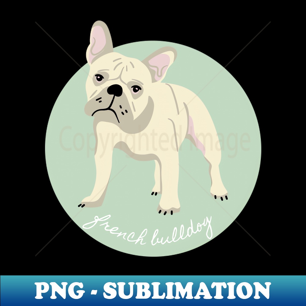 French Bulldog Frenchie Dog Breed Cursive Graphic - Professi | Inspire ...