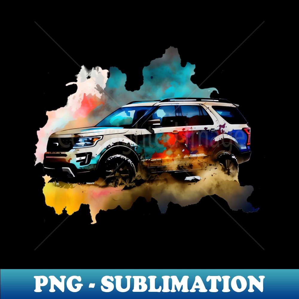Ford Explorer - PNG Sublimation Digital Download - Enhance Y | Inspire Uplift