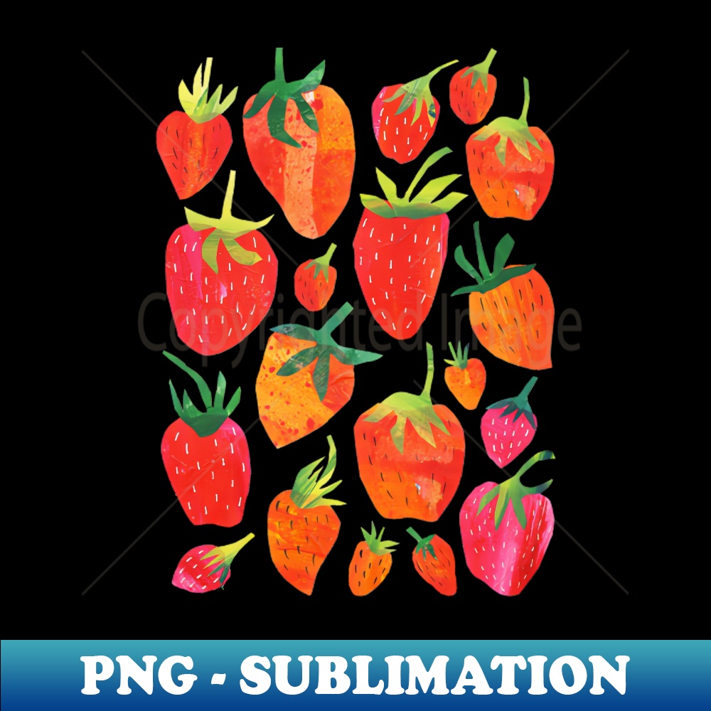 Strawberries - Modern Sublimation PNG File - Stunning Sublim | Inspire ...