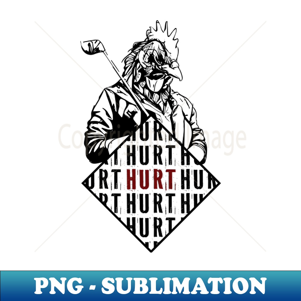Hotline Miami Chicken Golf Club HURT - Modern Sublimation PN | Inspire ...