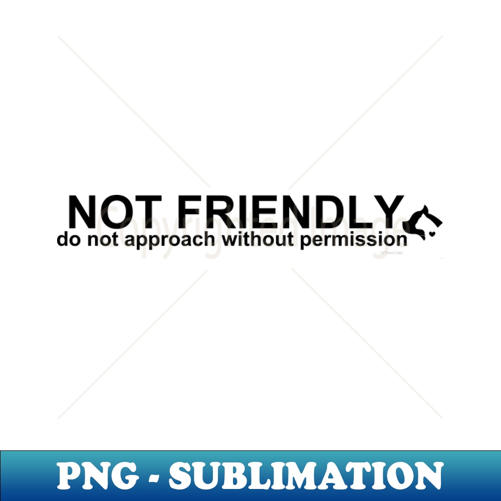 Pet Walker caution Not Friendly - PNG Transparent Digital Do | Inspire ...