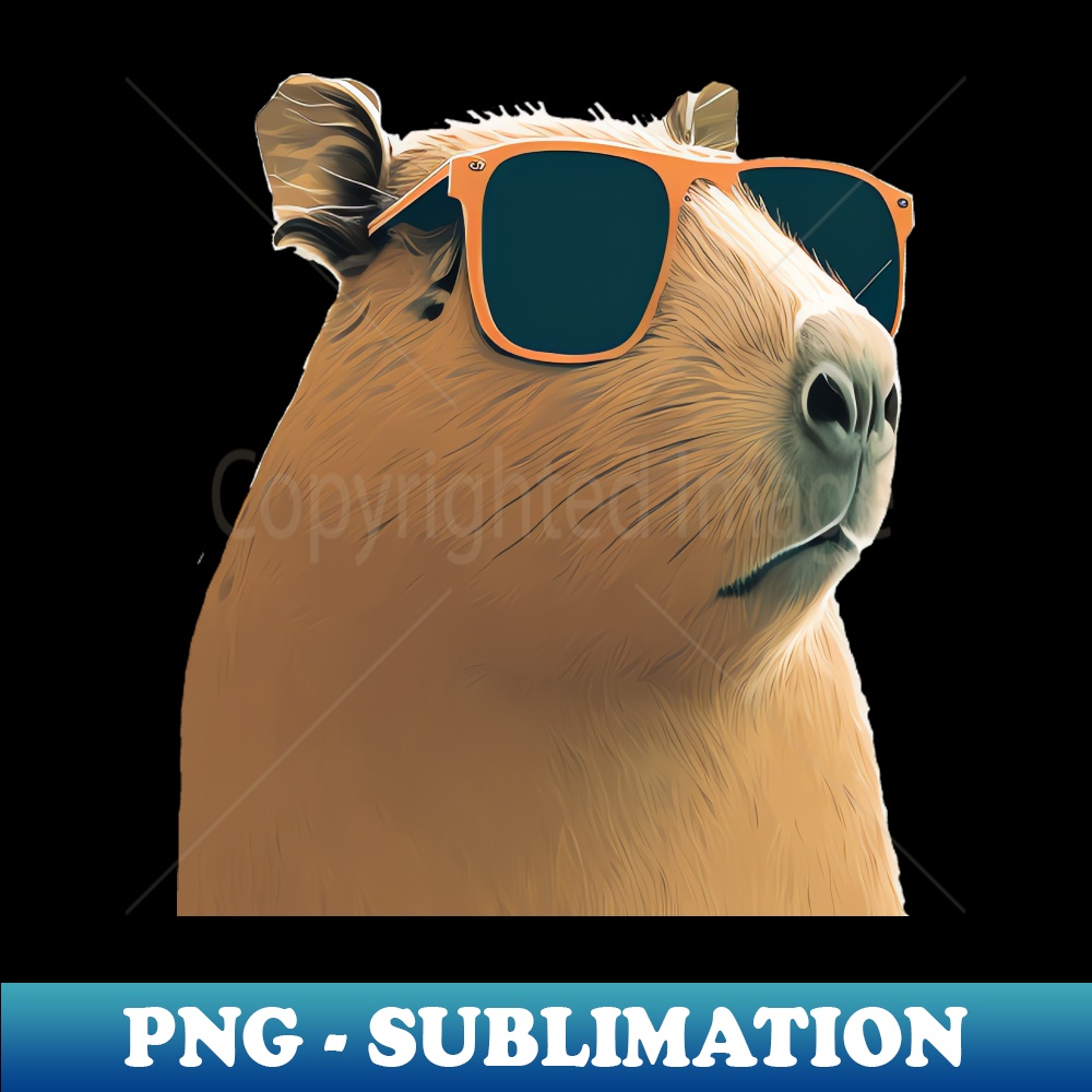 Cool Capybara - Signature Sublimation PNG File - Capture Ima | Inspire ...