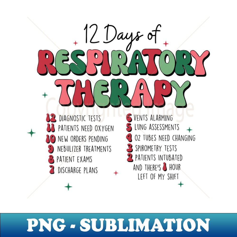 Retro 12 Days of Respiratory Therapy - Elegant Sublimation P | Inspire ...
