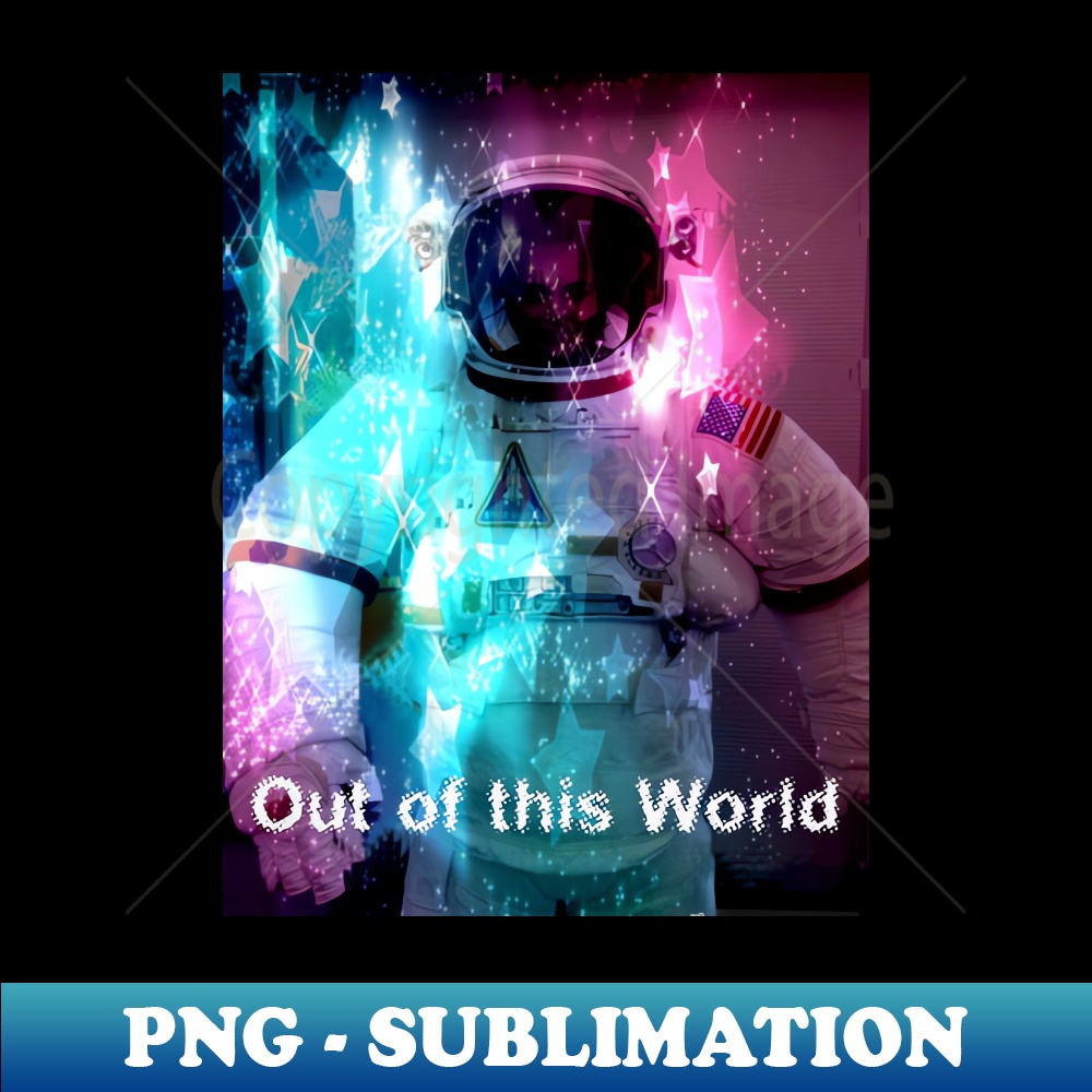 Astronaut with Beautiful Colors and Shapes Out of this World | Inspire ...