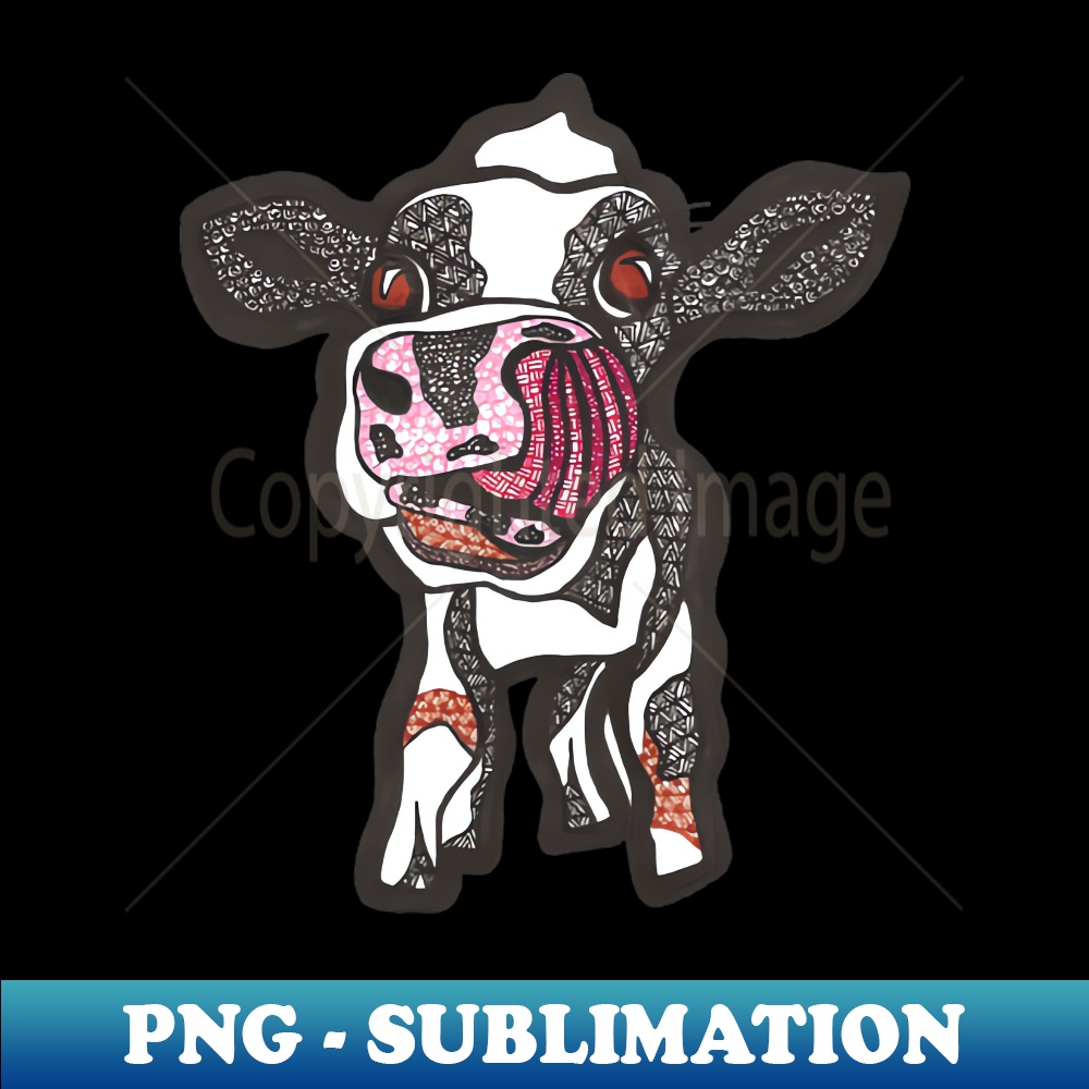 Silly cow - PNG Transparent Digital Download File for Sublim | Inspire ...