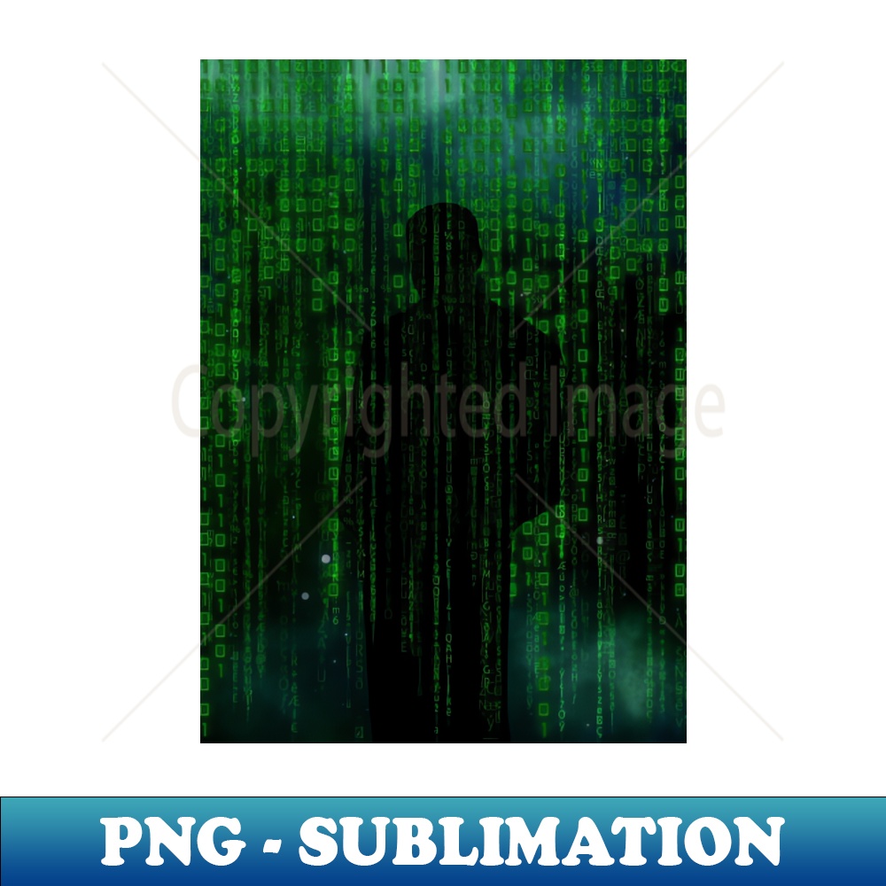 Matrix style binary codes - PNG Sublimation Digital Download | Inspire ...