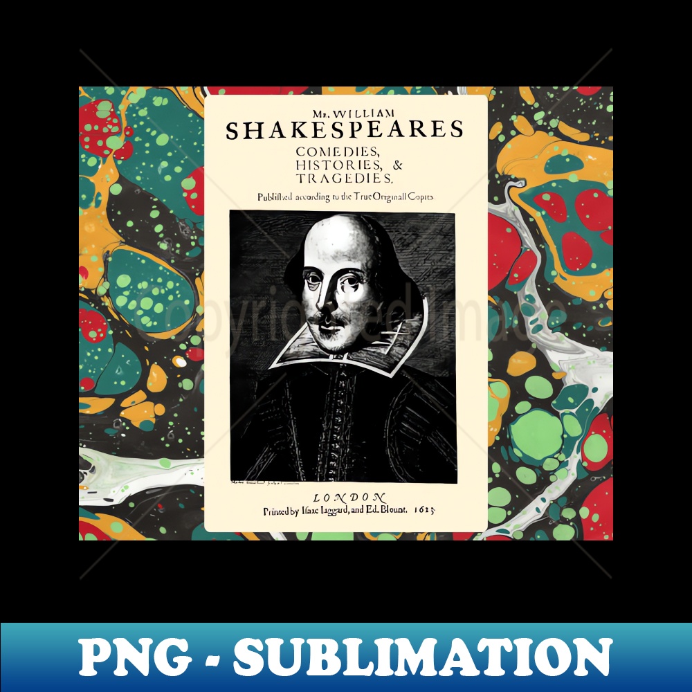 First Edition Shakespeares First Folio - Retro PNG Sublimati | Inspire ...
