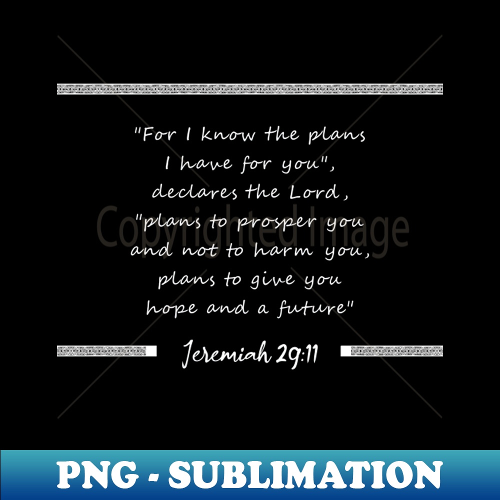 jeremiah 29 11 - for i know the plans i have for you bible | Inspire Uplift