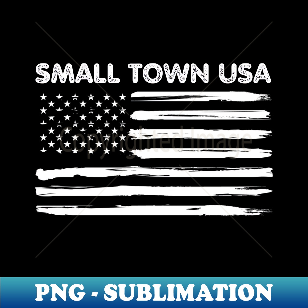 Small Town Strong USA Flag FRONT and BACK Patriotic American | Inspire ...