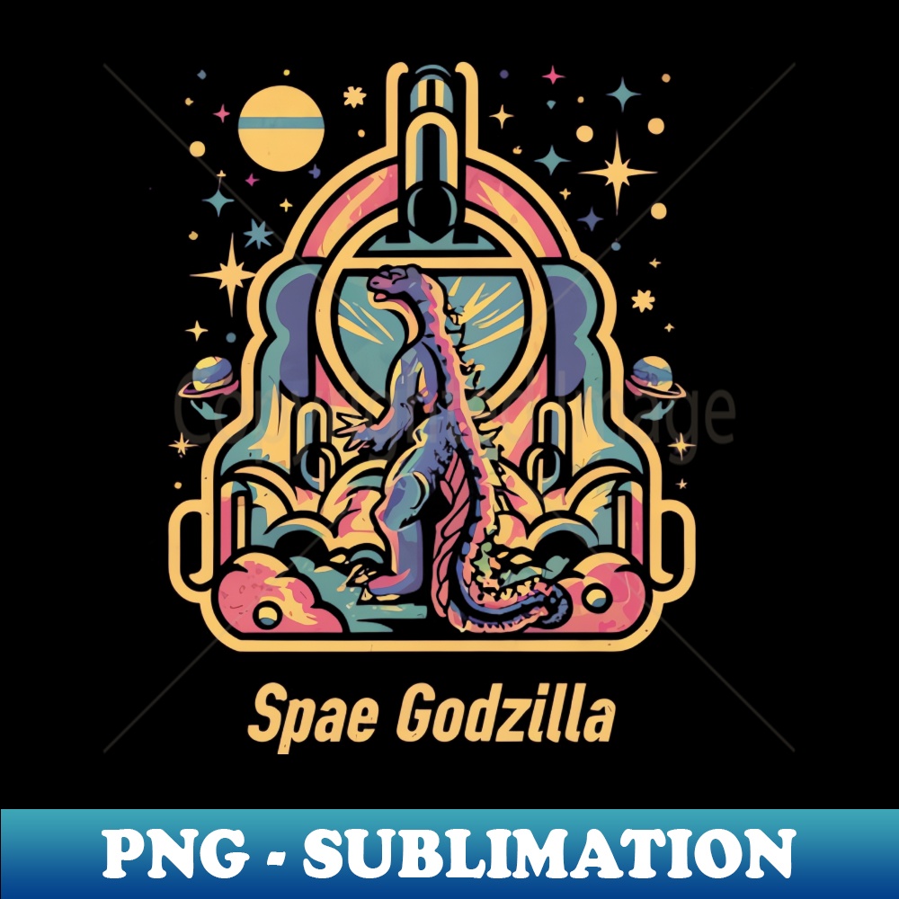 Space Godzilla - PNG Transparent Digital Download File for S | Inspire ...