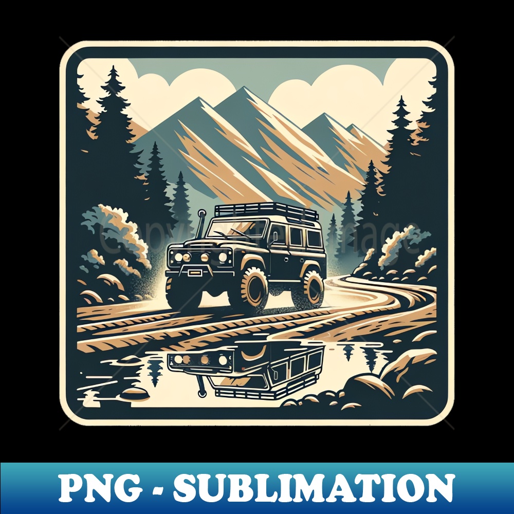 Land Rover Defender 110 Offroad - Exclusive PNG Sublimation - Inspire ...