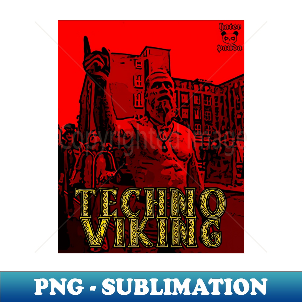 Techno viking - PNG Transparent Digital Download File for Su - Inspire ...