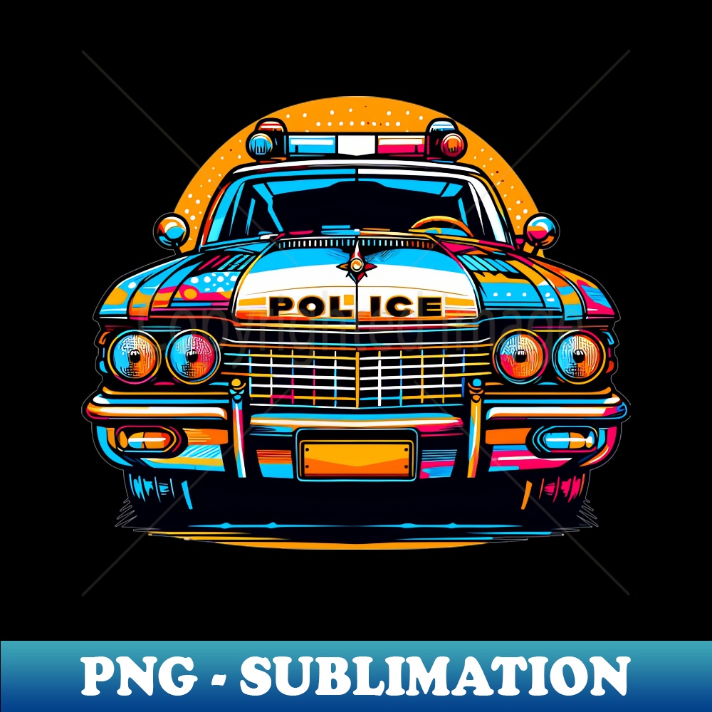 Police car - Professional Sublimation Digital Download - Unl | Inspire ...