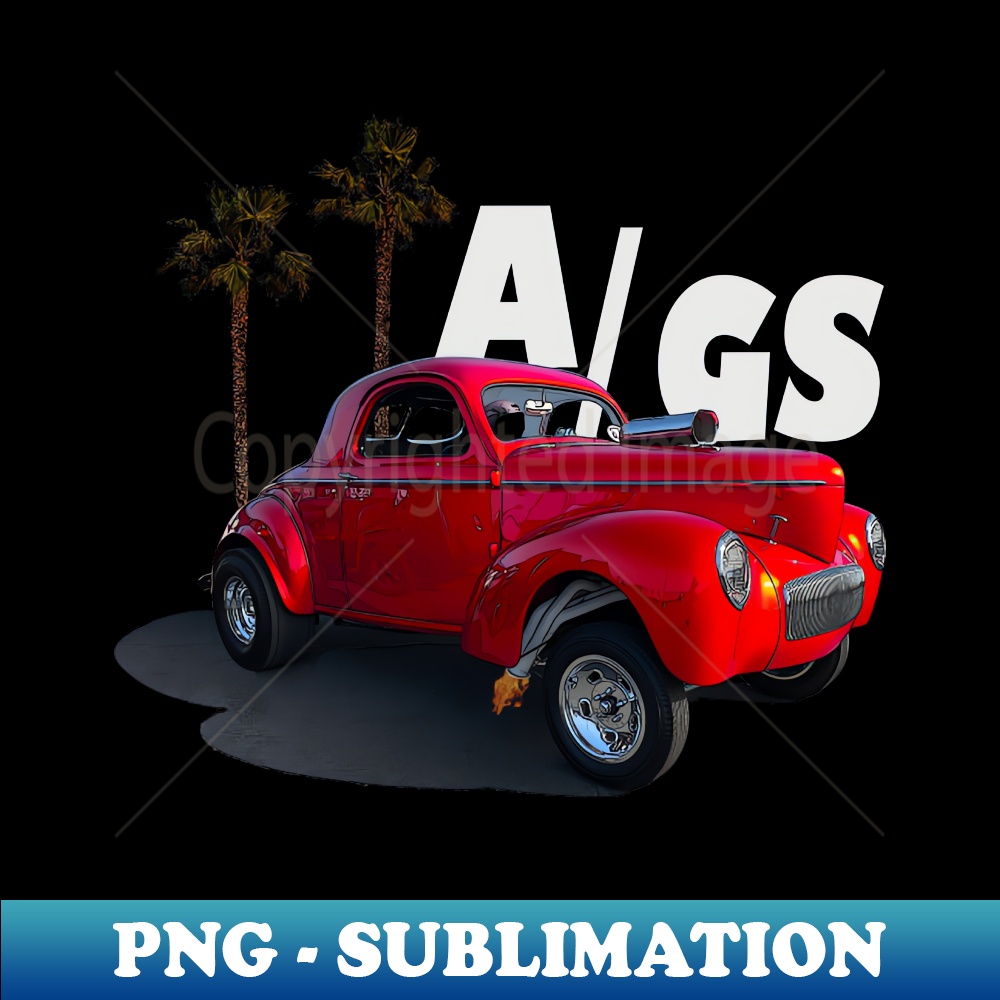 1941 Willys Coupe Gasser AGS - Retro PNG Sublimation Digital | Inspire ...