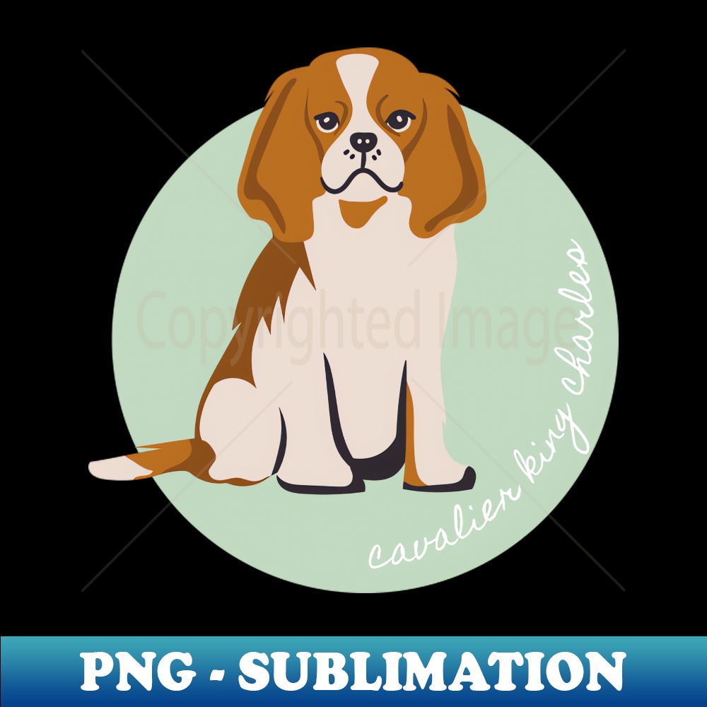 Cavalier King Charles Spaniel Dog Breed Cursive Graphic - Ex | Inspire ...