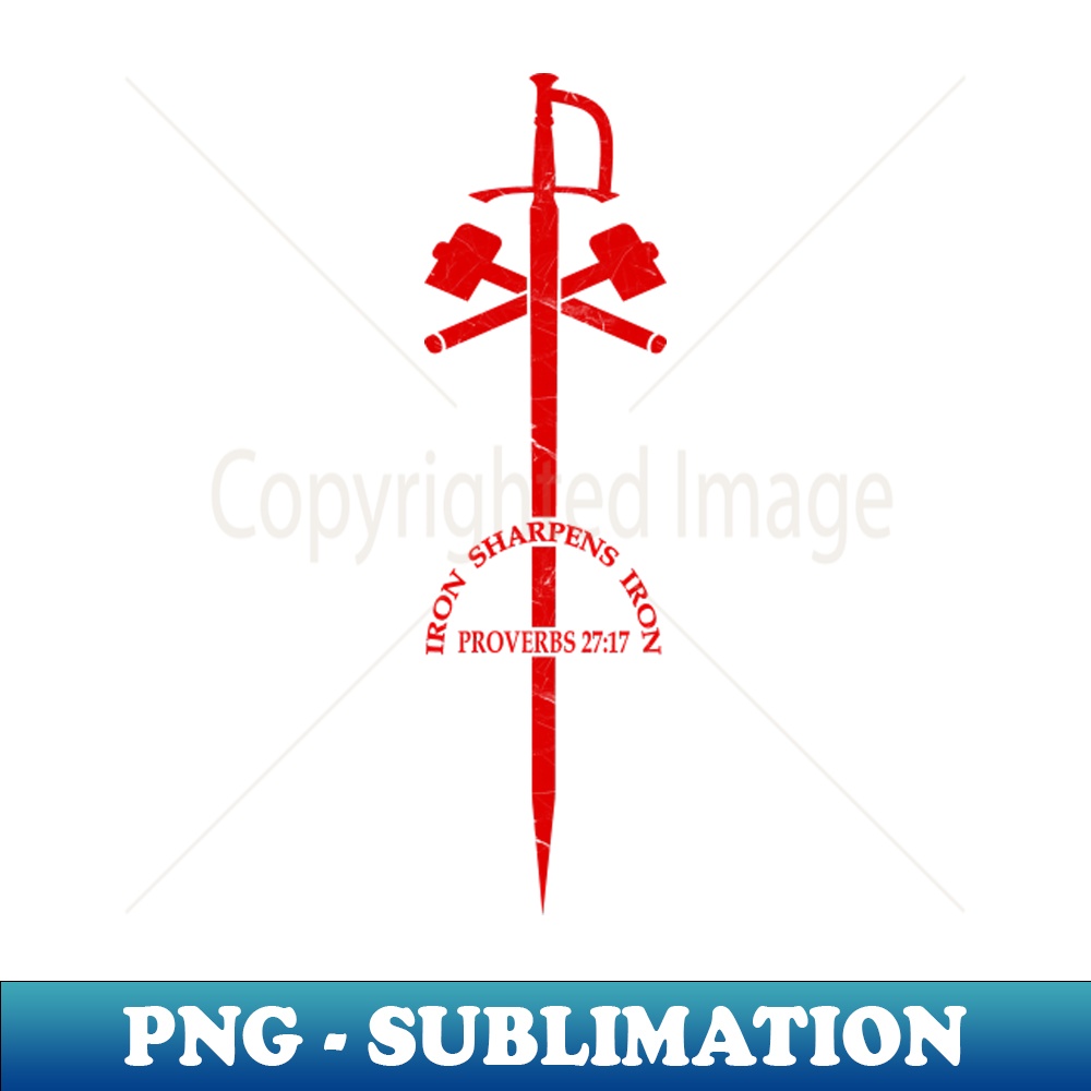 iron sharpens iron - chi rho symbol with sword and hammer - | Inspire ...