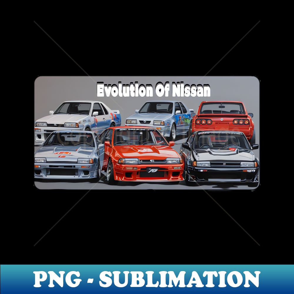 Evolution Of Nissan - Stylish Sublimation Digital Download - | Inspire ...