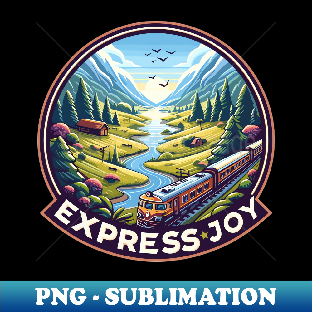 Train Express Joy - Special Edition Sublimation PNG File - A | Inspire ...