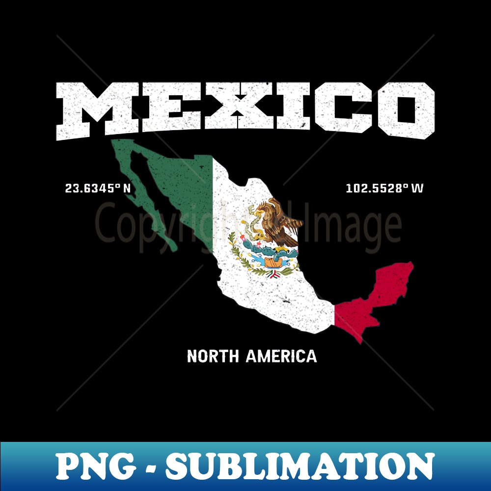 Mexican flag and map Mexico coordinates Mexico location Mexi | Inspire ...