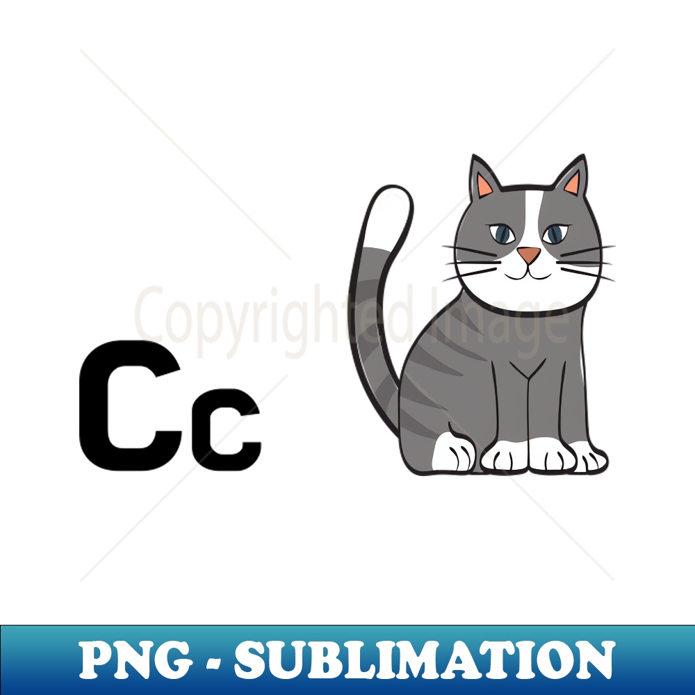 The Letter C for Cat Alphabet uppercase and lowercase C lett | Inspire ...