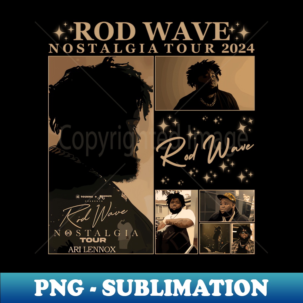 Rod Wave Nostalgia Tour - Decorative Sublimation PNG File - | Inspire ...