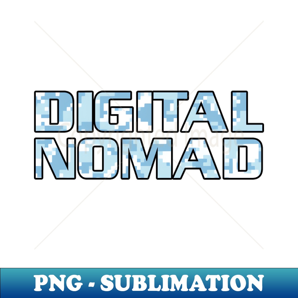 Digital Nomad - PNG Transparent Sublimation Design - Unlock | Inspire ...