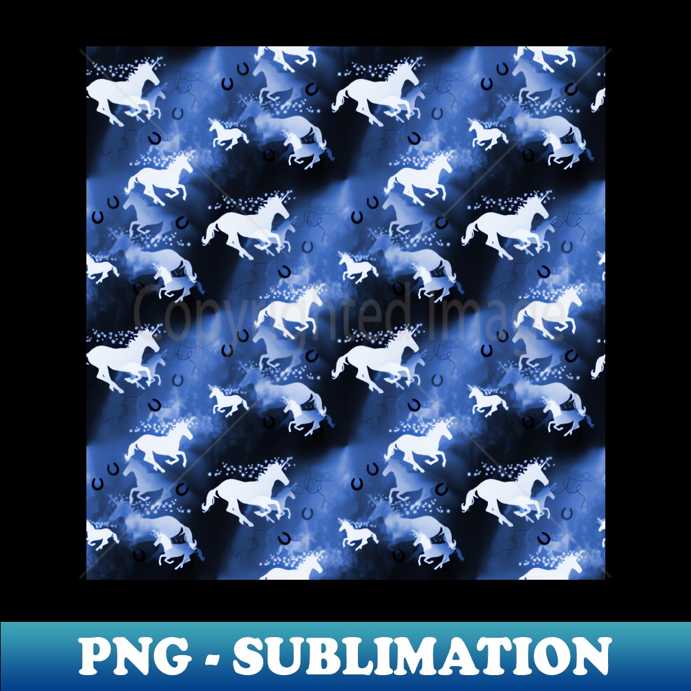 Blue unicorns - Instant PNG Sublimation Download - Revolutio | Inspire Uplift