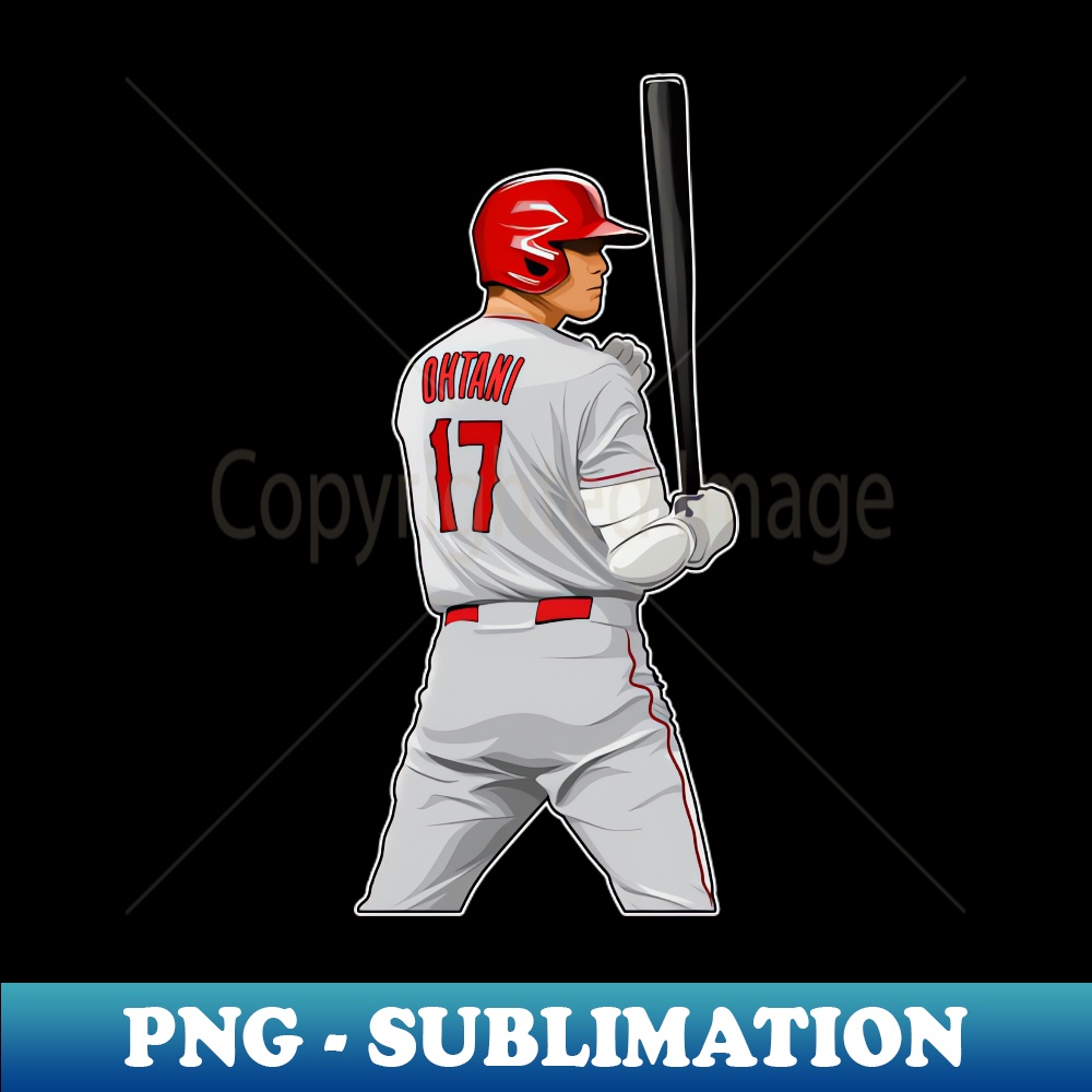 Shohei Ohtani 17 Bats Ready - Creative Sublimation PNG Downl | Inspire ...
