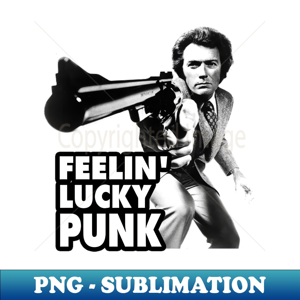 Feelin Lucky Punk Clint Eastwood Dirty Harry Movie - Premium | Inspire ...