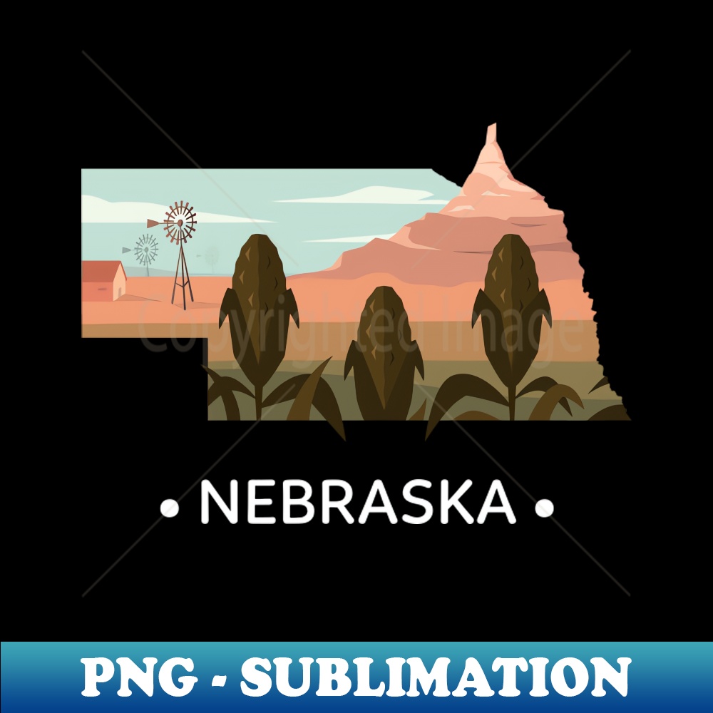 State of Nebraska pride - PNG Transparent Sublimation Design - Inspire ...