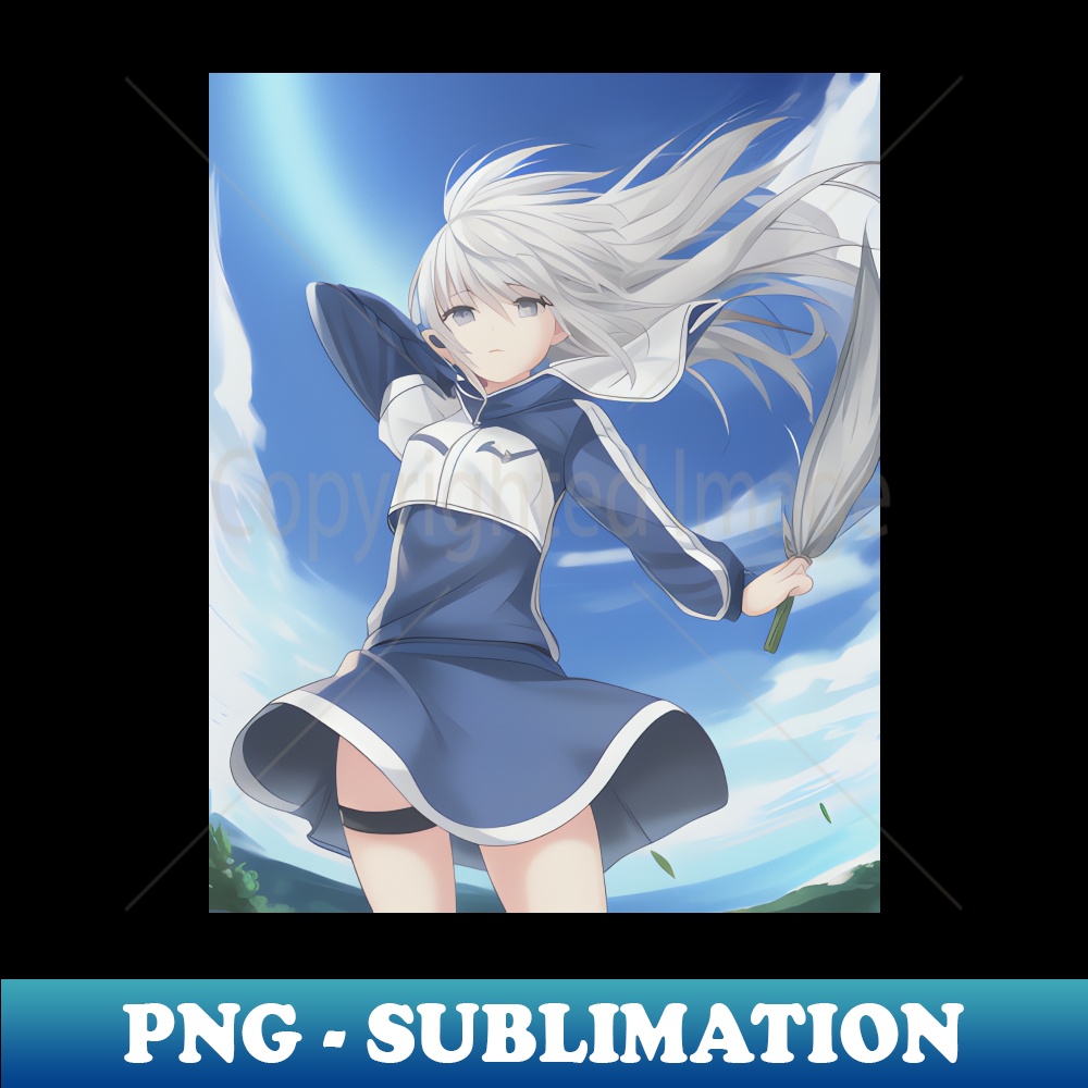 Anime Girl Wind Magic Elemental - Professional Sublimation D - Inspire ...