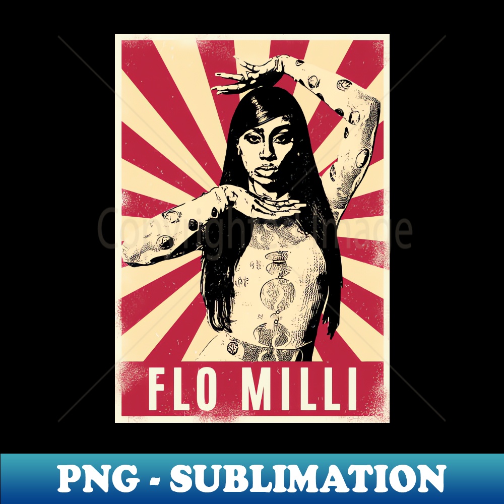 Retro Vintage Flo Milli Dance - Instant PNG Sublimation Down | Inspire ...