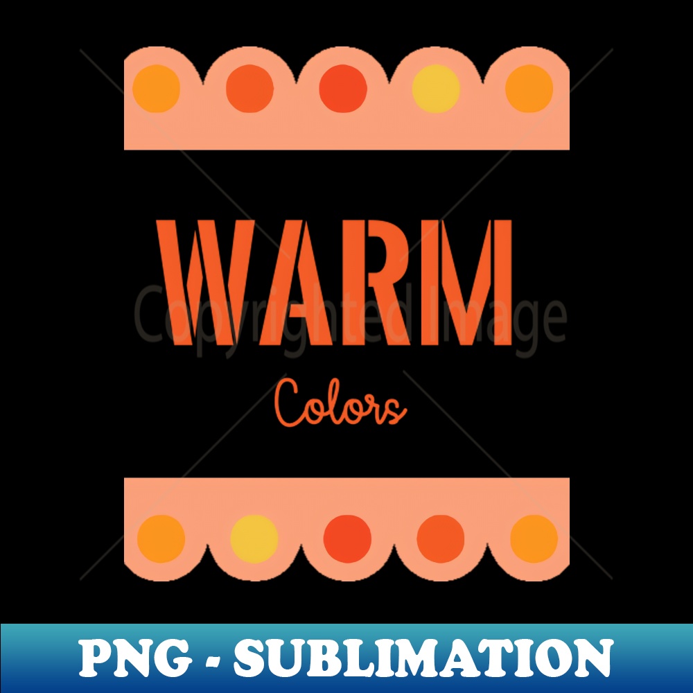Color Lovers Warm Colors - Trendy Sublimation Digital Downlo | Inspire ...