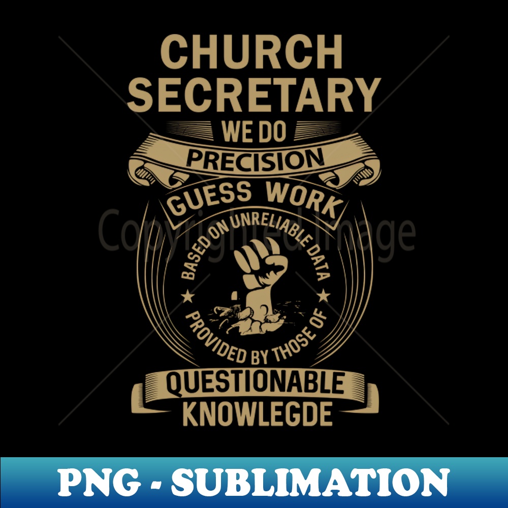 Church Secretary - Digital Sublimation Download File - Vibra | Inspire ...