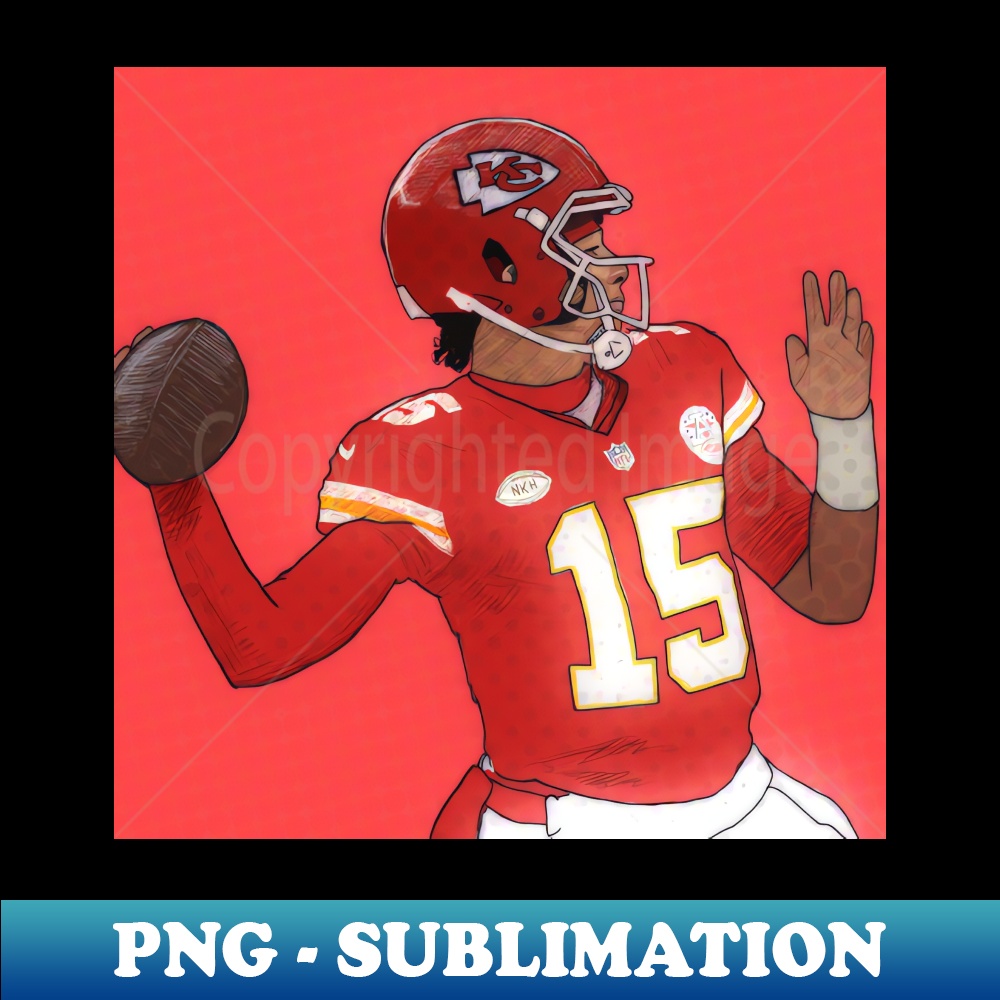 Patrick Mahomes - PNG Transparent Sublimation File - Instant | Inspire ...