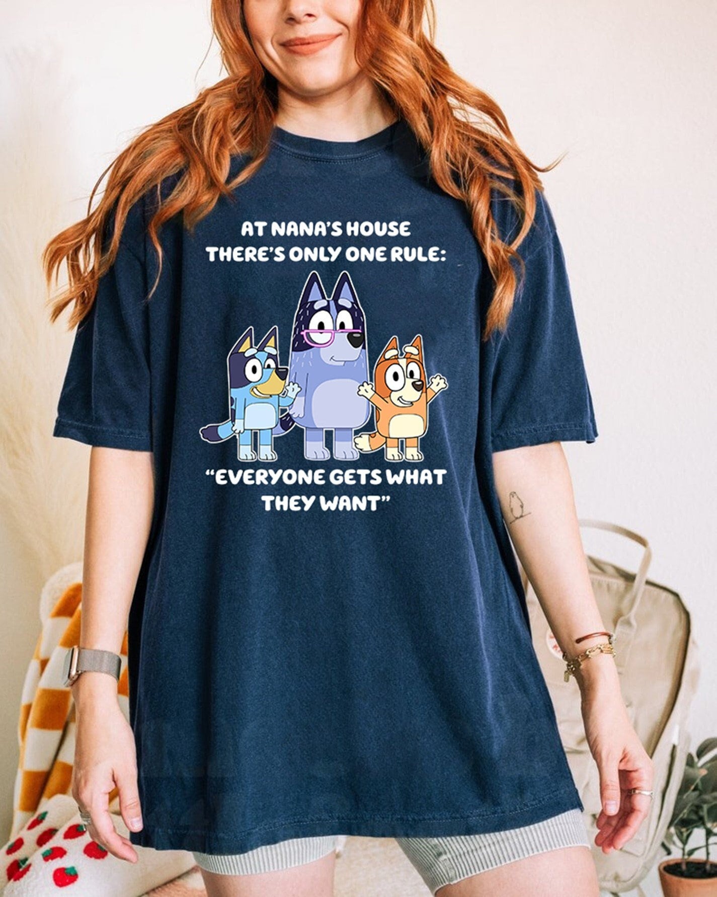 Bluey Nana Shirt, Bluey Grandma Nana Shirt, Bluey Family Shi | Inspire ...
