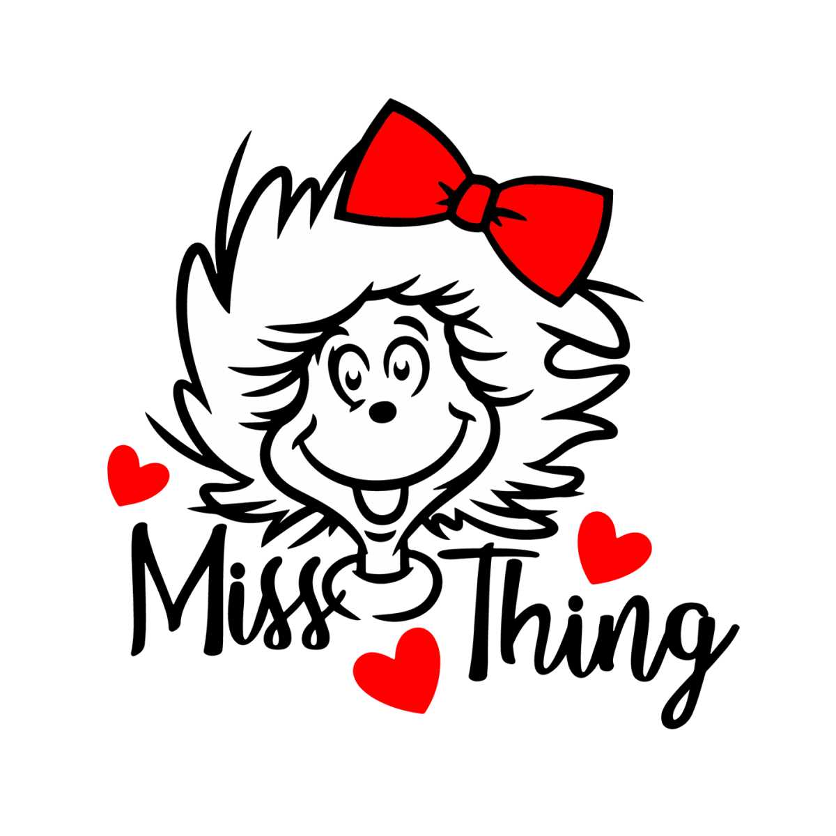 Miss Thing Dr Seuss Svg, Dr Seuss Svg, Miss Thing Svg, Thing | Inspire ...