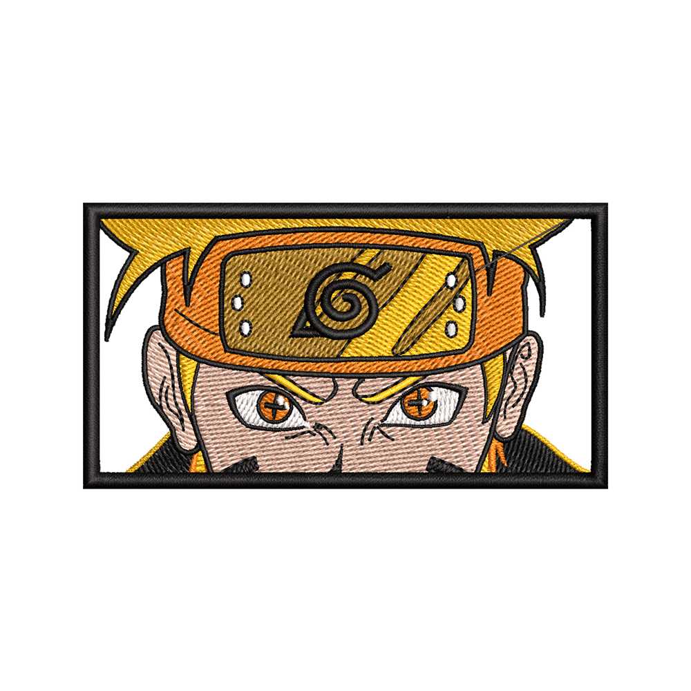 Naruto Eyes Embroidery Design Anime Naruto Embroidery - Inspire Uplift