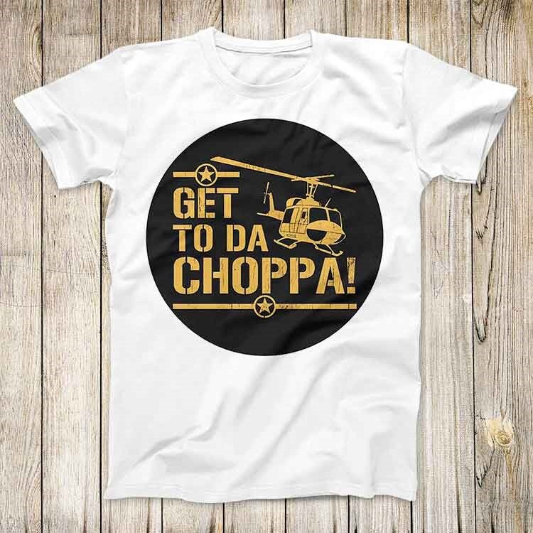 Get To Da Choppa! Vintage Film Tee Predator Chopper Arnold S - Inspire ...