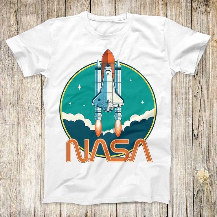 Super Cool Nasa Tee Power Rocket Logo Design Art Drawing Bes | Inspire ...