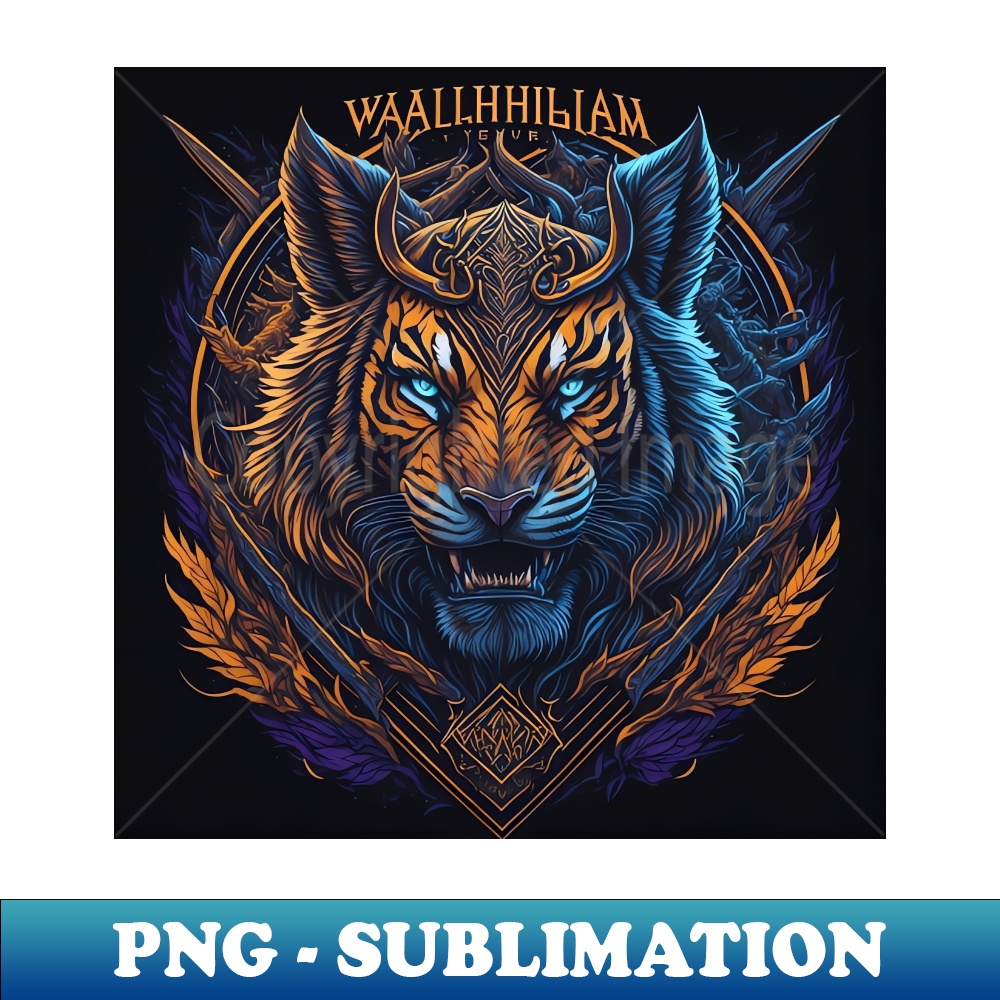 Viking tiger head logo - Digital Sublimation Download File - | Inspire ...
