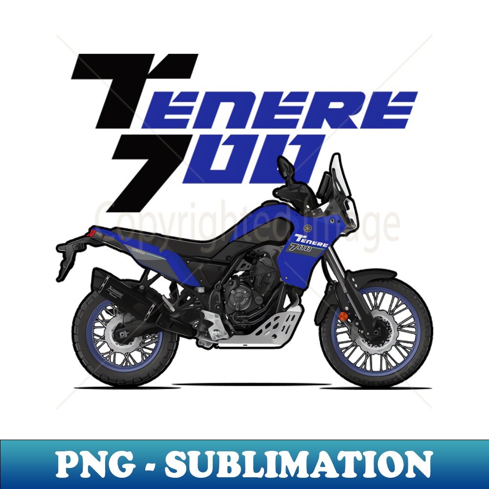 Tenere 700 - Dark blue - Signature Sublimation PNG File - En | Inspire ...
