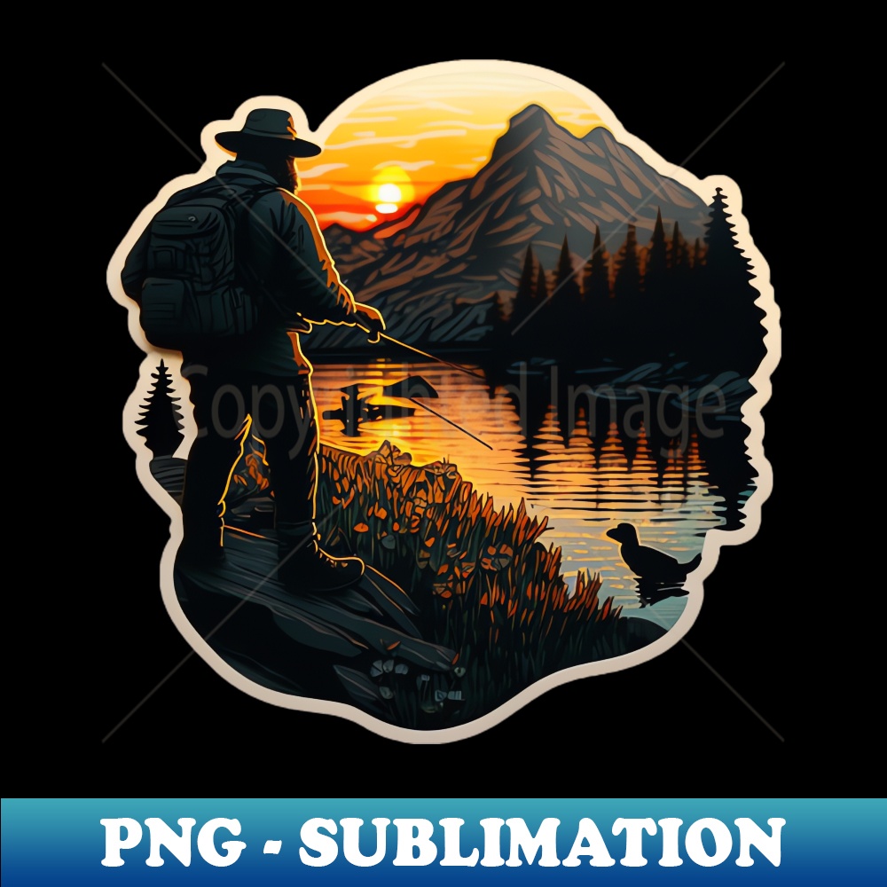 Fishing Enthusiast Stickers - Instant Sublimation Digital Do | Inspire ...