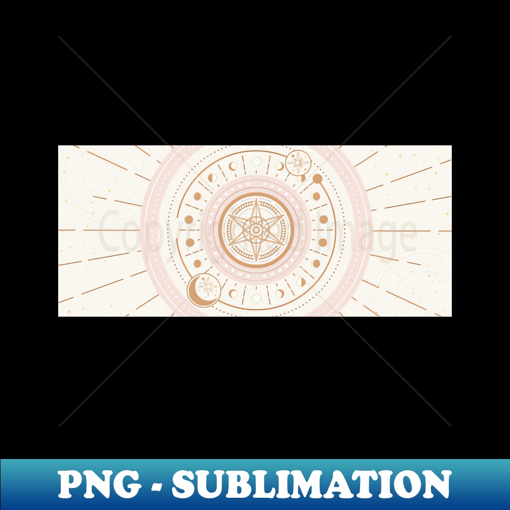 Celestial Magic Circle - PNG Transparent Sublimation File - - Inspire ...