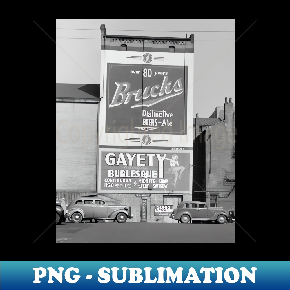 Painted Billboards 1938 Vintage Photo - Aesthetic Sublimatio | Inspire ...