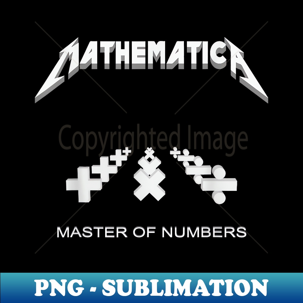MathematicA Math Algebra Master of Numbers Metal Geek - Uniq | Inspire ...