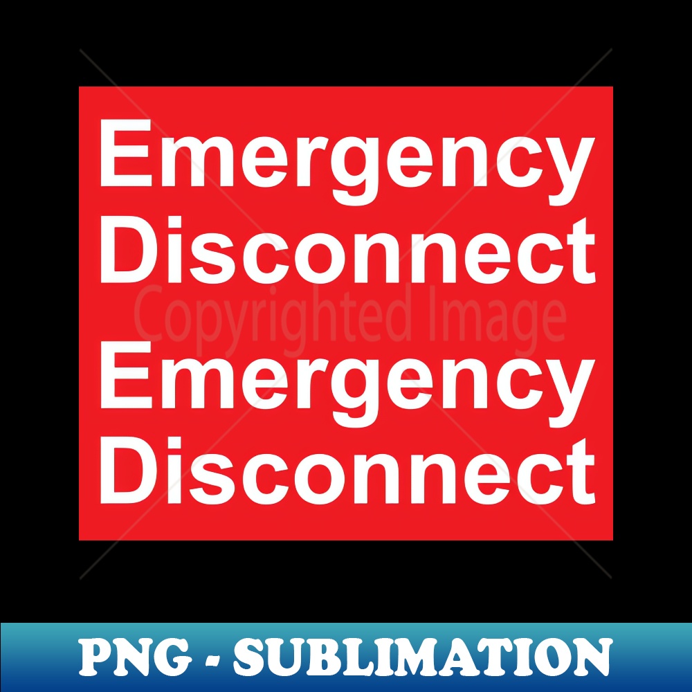 Emergency Disconnect Label For Electrical Service - PNG Tran - Inspire ...