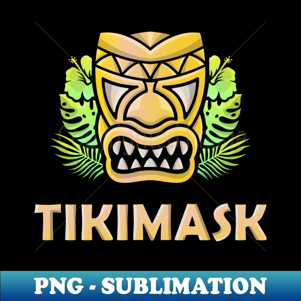 Tiki mask Character Design - PNG Transparent Sublimation Fil - Inspire ...