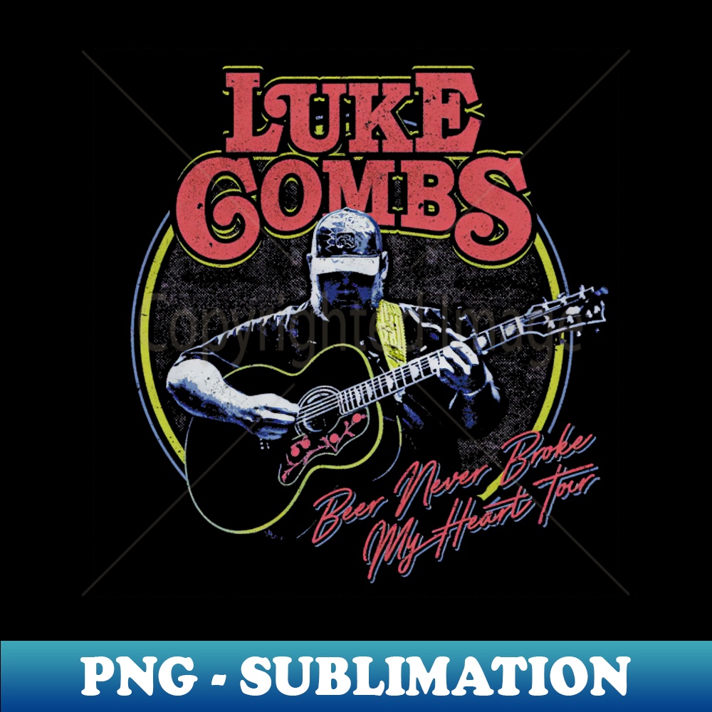 Luke Combs - PNG Transparent Sublimation Design - Perfect fo | Inspire ...